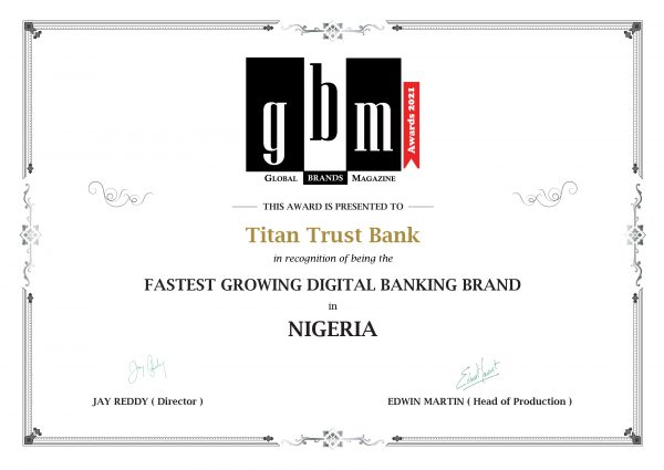 About TITAN - TITAN Trust Bank is now Union Bank of Nigeria